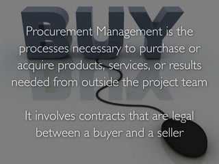 Understanding Procurement Management | PPTX