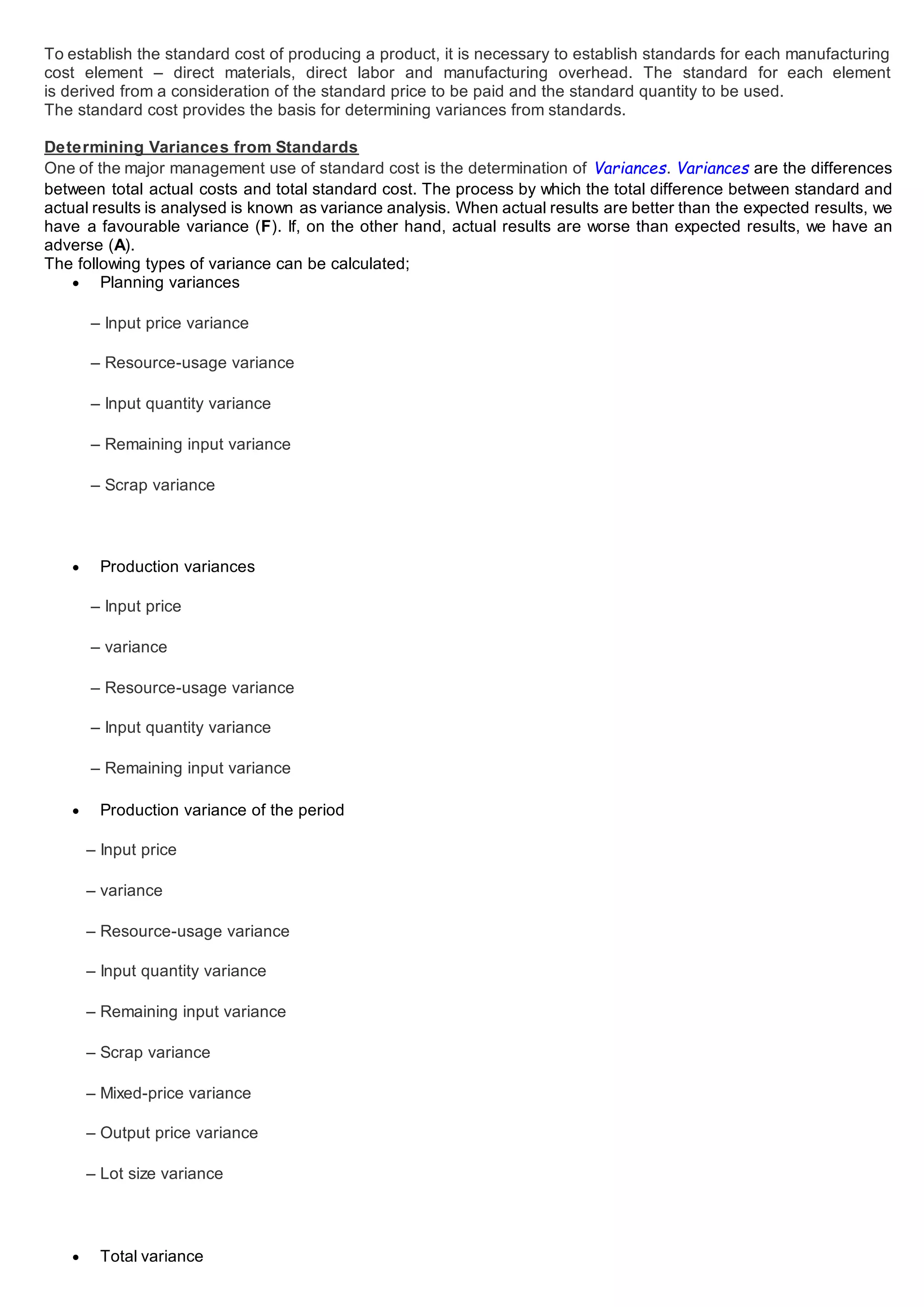 Understanding Sap Production Order Variance Docx