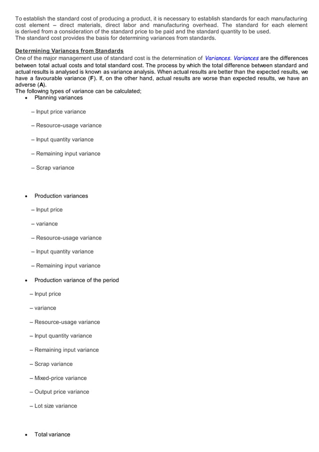 Understanding Sap Production Order Variance Docx