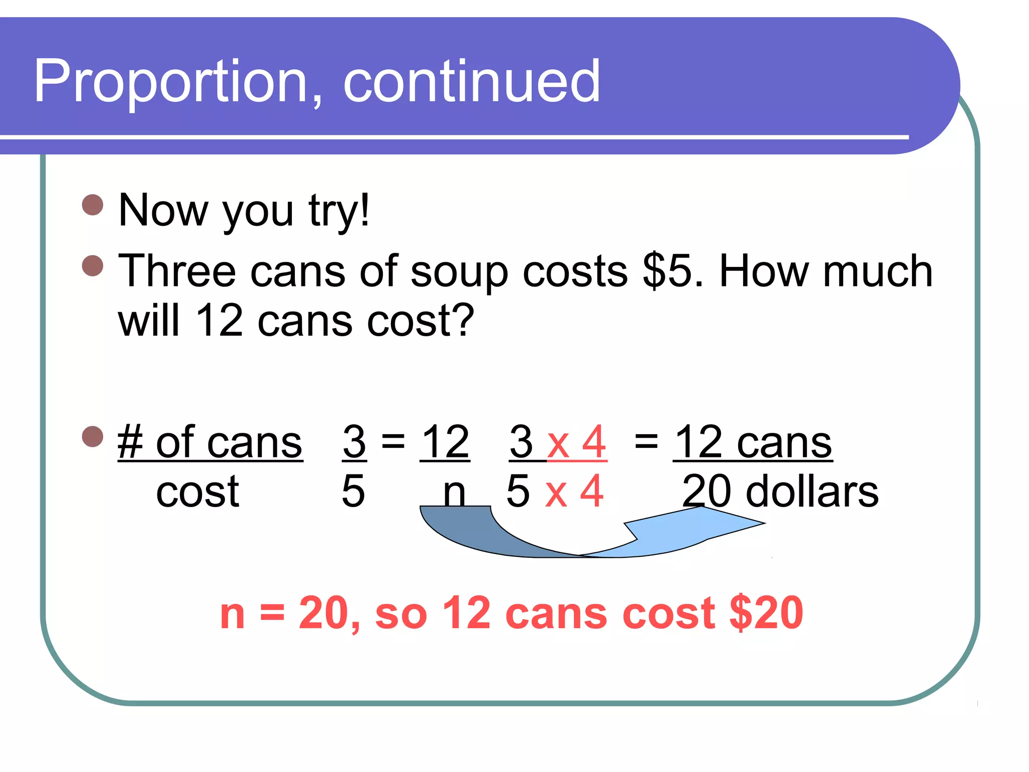 Understanding proportion | PPT