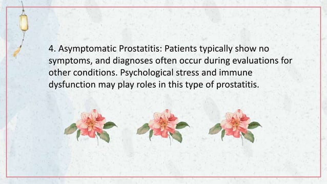 Understanding Prostatitis in Men Who Are Sexually Inactive | PPT