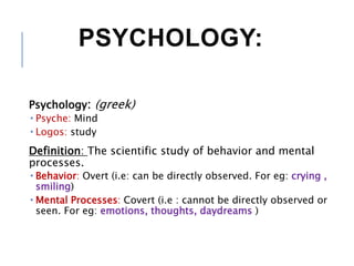 Understanding Psychology and schools of thoughts.pptx