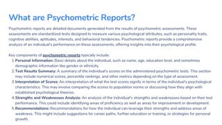 Understanding Psychometric Reports: Unveiling Insights into Personality ...
