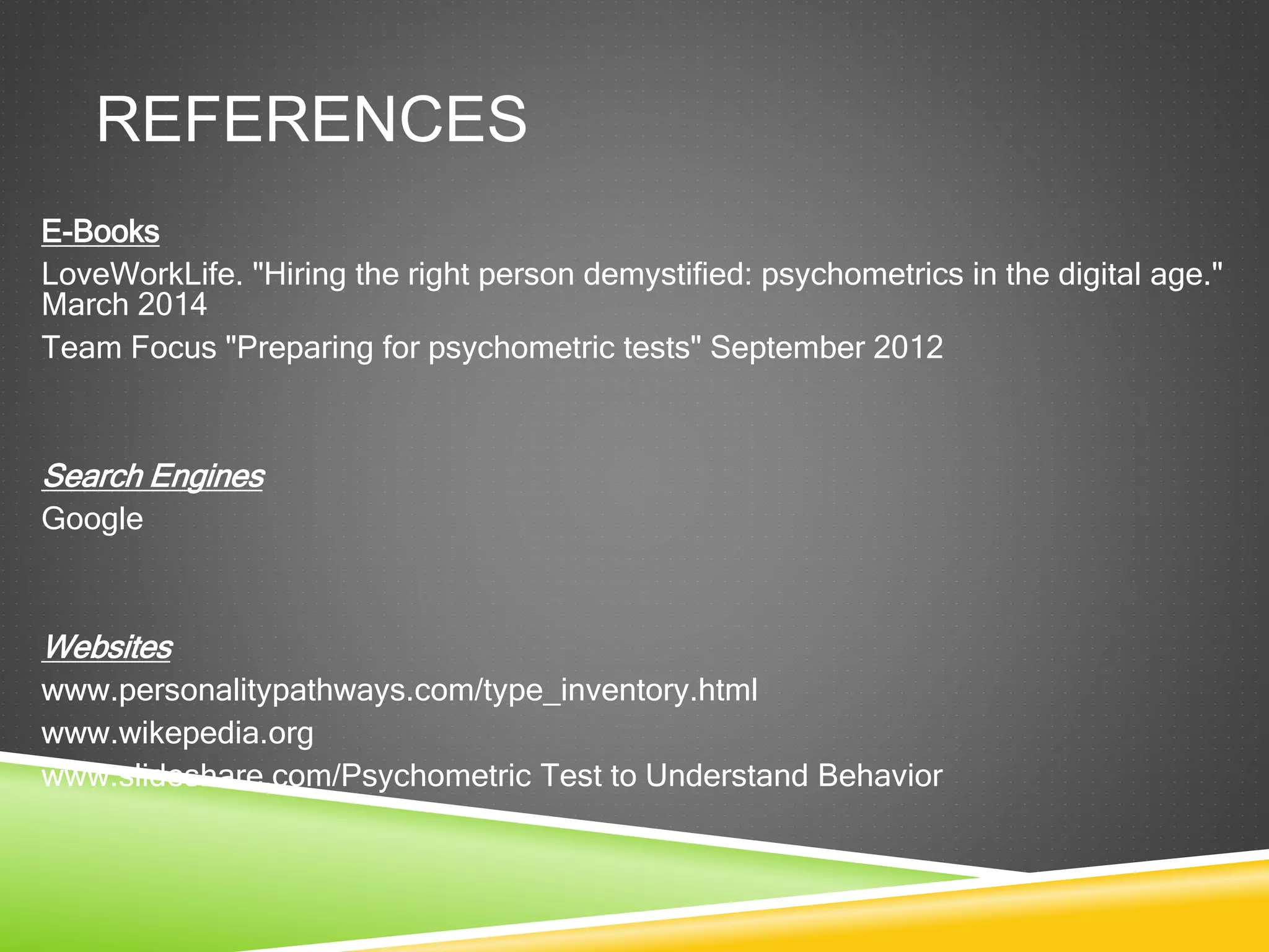 Understanding psychometric testing | PPTX