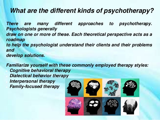 Understanding psychotherapy and how it works?