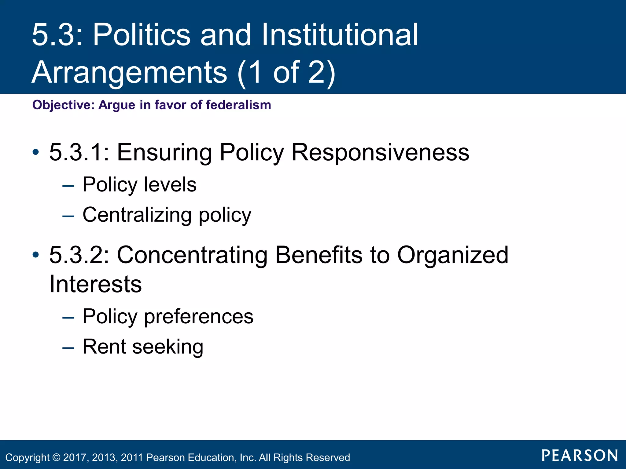 Understanding public policy chapter 5 (dye) | PPTX