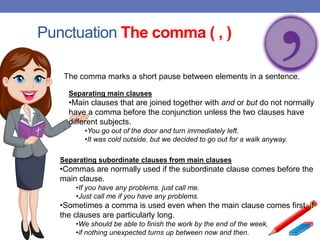 Understanding punctuations | PPTX