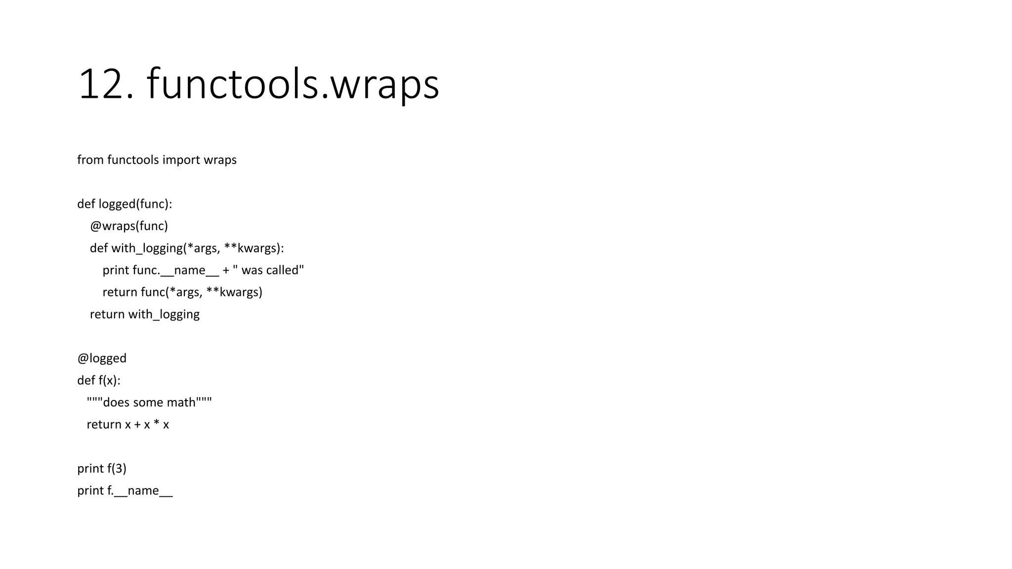 Understanding Python decorators | PPTX