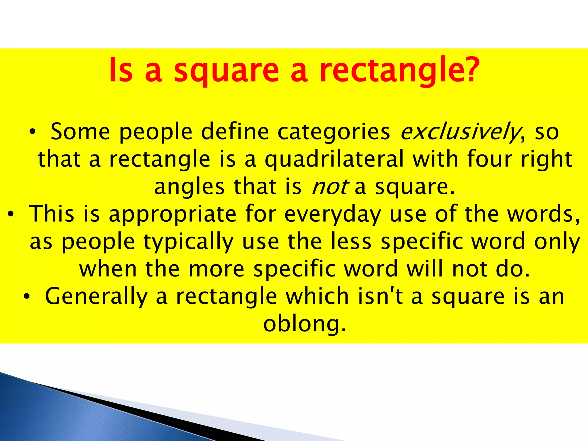 Understanding quadrilaterals for mathematical ecucation | PPTX