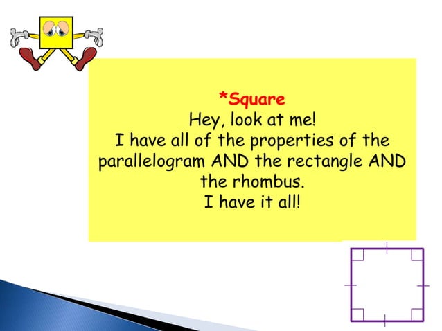 Understanding quadrilaterals for mathematical ecucation | PPT