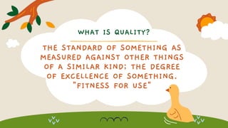 Understanding quality | PPTX