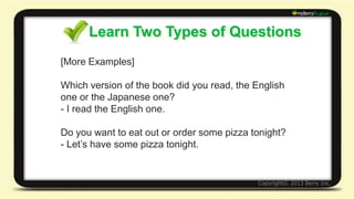Understanding Questions - 簡単な文章を理解する | PPT