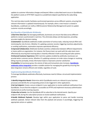 Understanding QuickBooks Webhooks for Seamless Integration.ppt