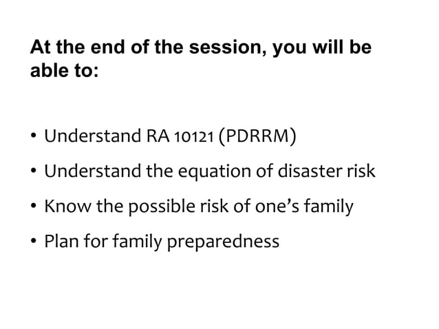 Understanding ra 10121 | PPTX | Civil Engineering Industry | Industries