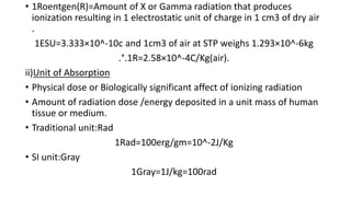 Understanding radiation units | PPTX