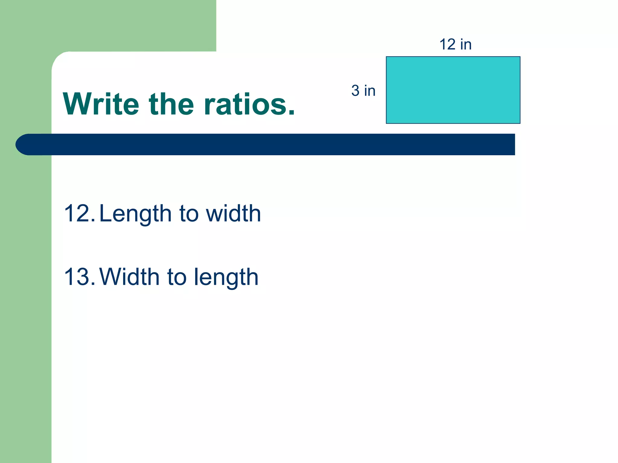 Understanding ratios assessment 1 to 15 questions | PPT