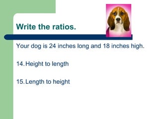 Understanding ratios assessment 1 to 15 questions | PPT