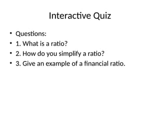 Basics of Ratio and proportion- powerpoint presentation | PPTX ...