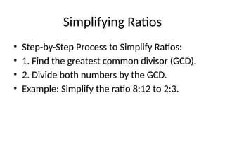 Basics of Ratio and proportion- powerpoint presentation | PPTX ...
