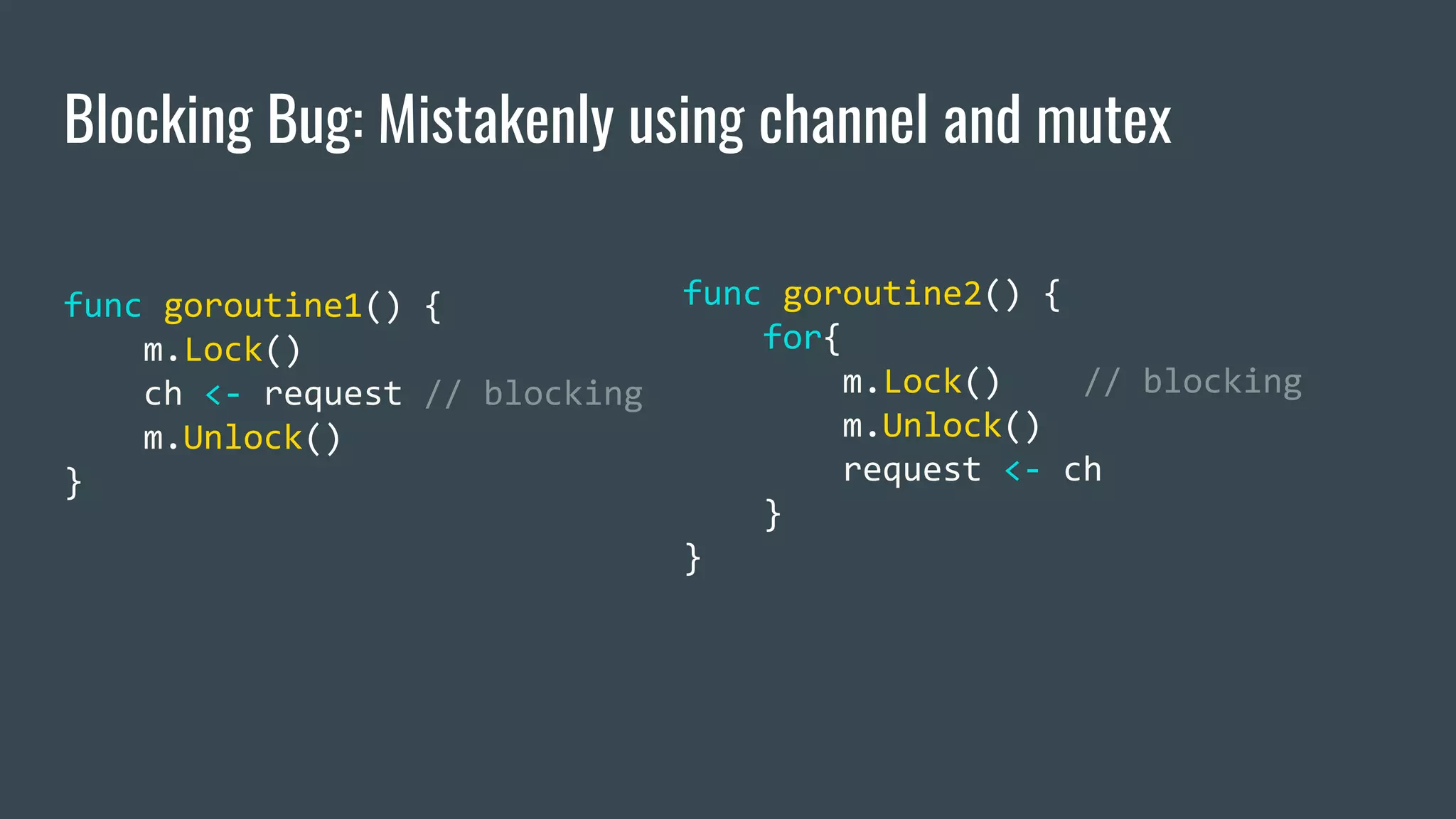 Understanding Real World Concurrency Bugs In Go Ppt