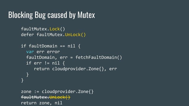 Understanding real world concurrency bugs in go | PPT