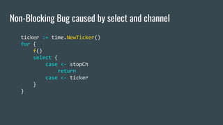 Understanding real world concurrency bugs in go | PPT