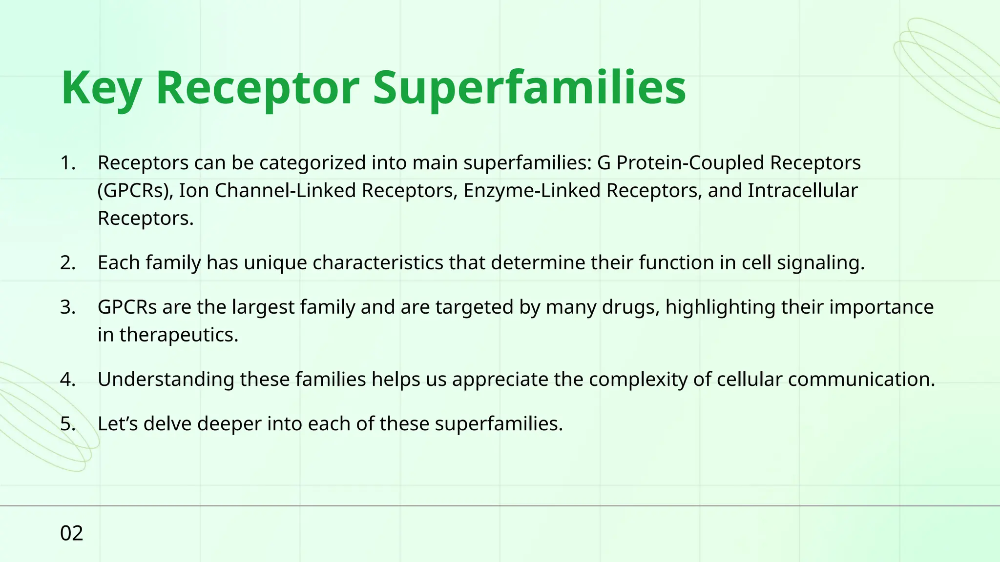 Understanding Receptor Families and its types.pptx