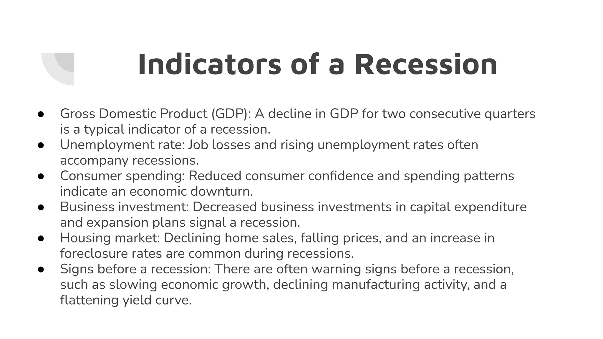 Understanding Recessions | PDF