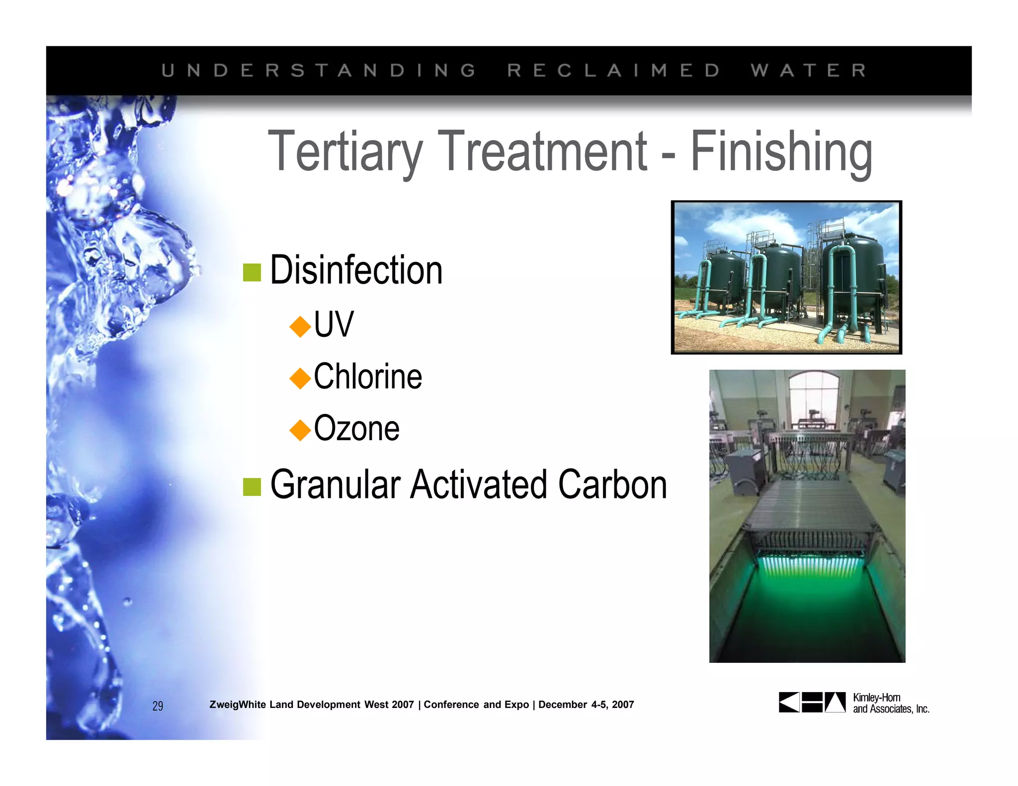 Understanding Reclaimed Water Ld West Conference | PPT