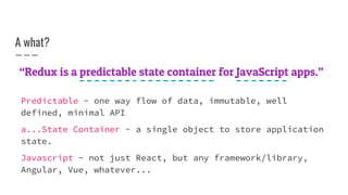 Understanding redux | PPT
