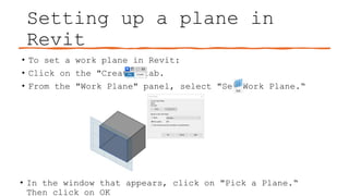 Revit Understanding Reference Planes and Reference lines in Revit for Family Creation. | PPTX