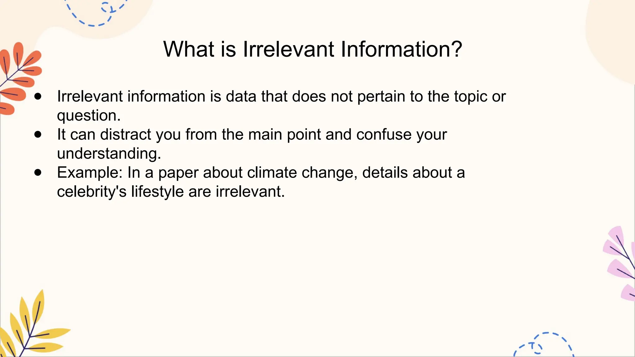Understanding relevant and irrelevant information.pptx