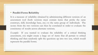 Understanding reliability and validity | PPTX