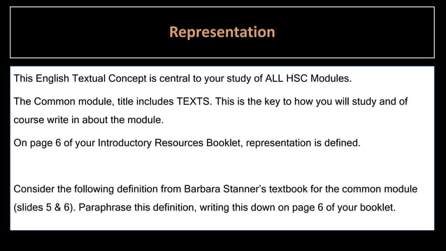 Understanding representation | PPTX