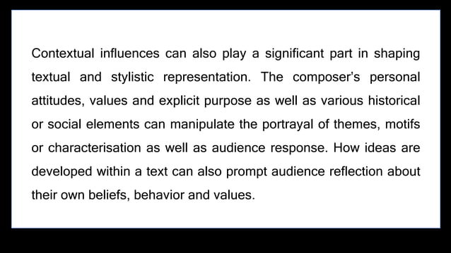 Understanding representation | PPTX