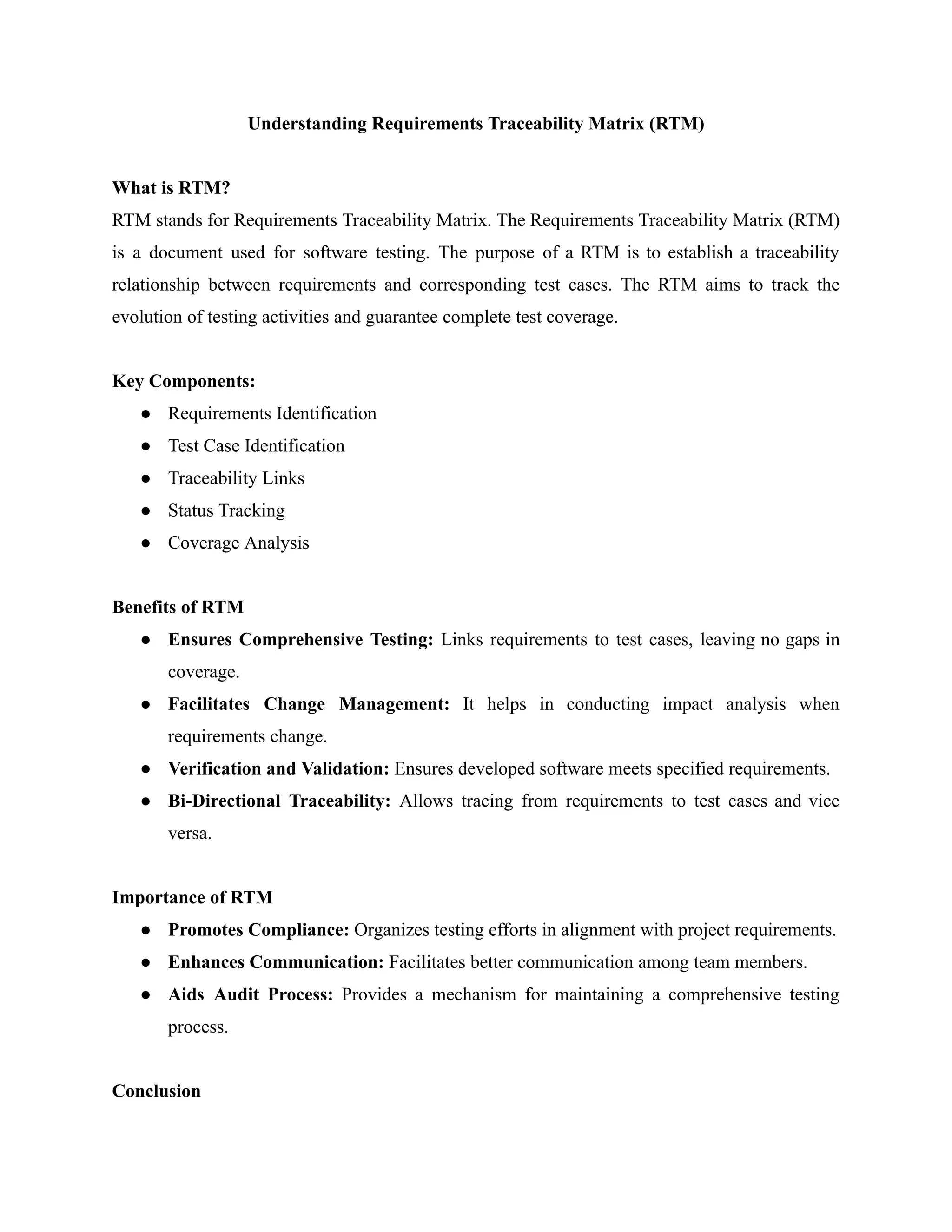 Understanding Requirements Traceability Matrix Rtmpdf