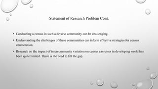 Understanding Residents Socio-Economic Problems in Rural, Peri-Urban ...