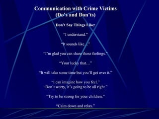Understanding responding to_victims | PPT