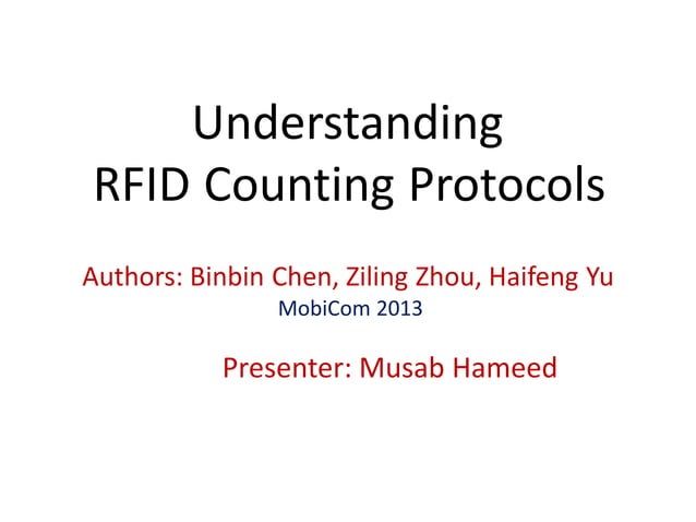 Understanding RFID Counting Protocols.ppt