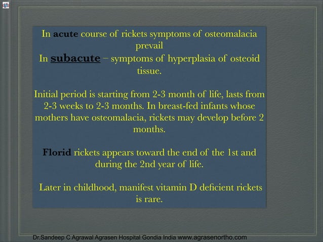Understanding rickets types,diagnosis,prevention & treatment dr.sandeep ...