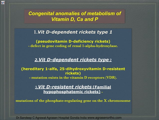 Understanding rickets types,diagnosis,prevention & treatment dr.sandeep ...