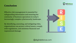 Understanding Risk Management in Information Security | PDF