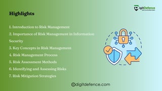 Understanding Risk Management in Information Security | PDF