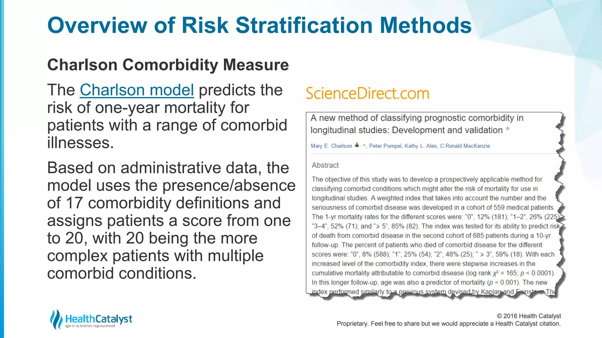 Understanding Risk Stratification, Comorbidities, and the Future of ...