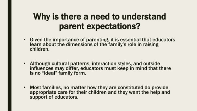 Understanding Roles Expectations Parents | PPTX