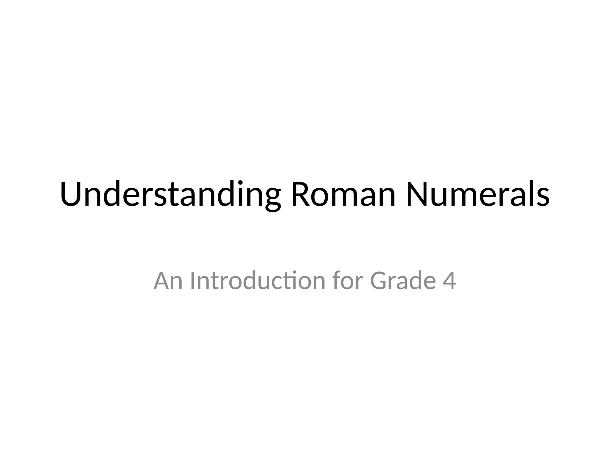 Understanding_Roman_Numerals_Presentation.pptx | Science