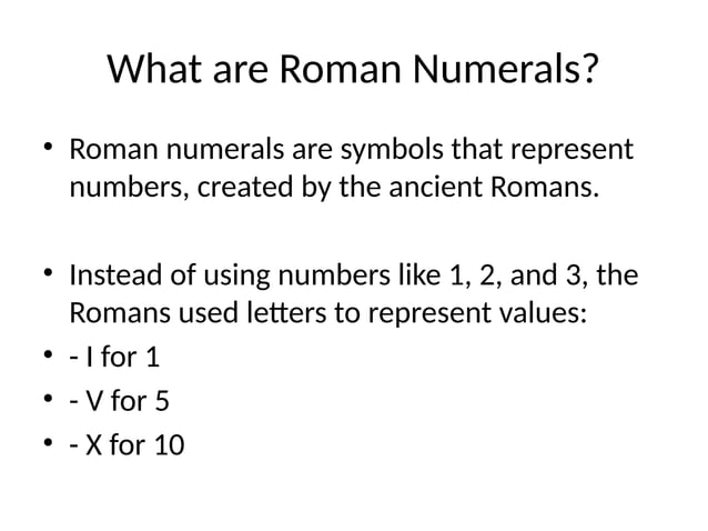 Understanding_Roman_Numerals_Presentation.pptx | Science