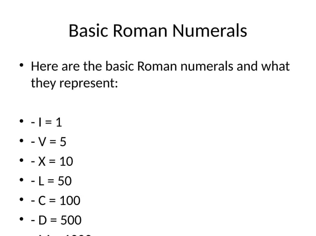 Understanding_Roman_Numerals_Presentation.pptx | Science