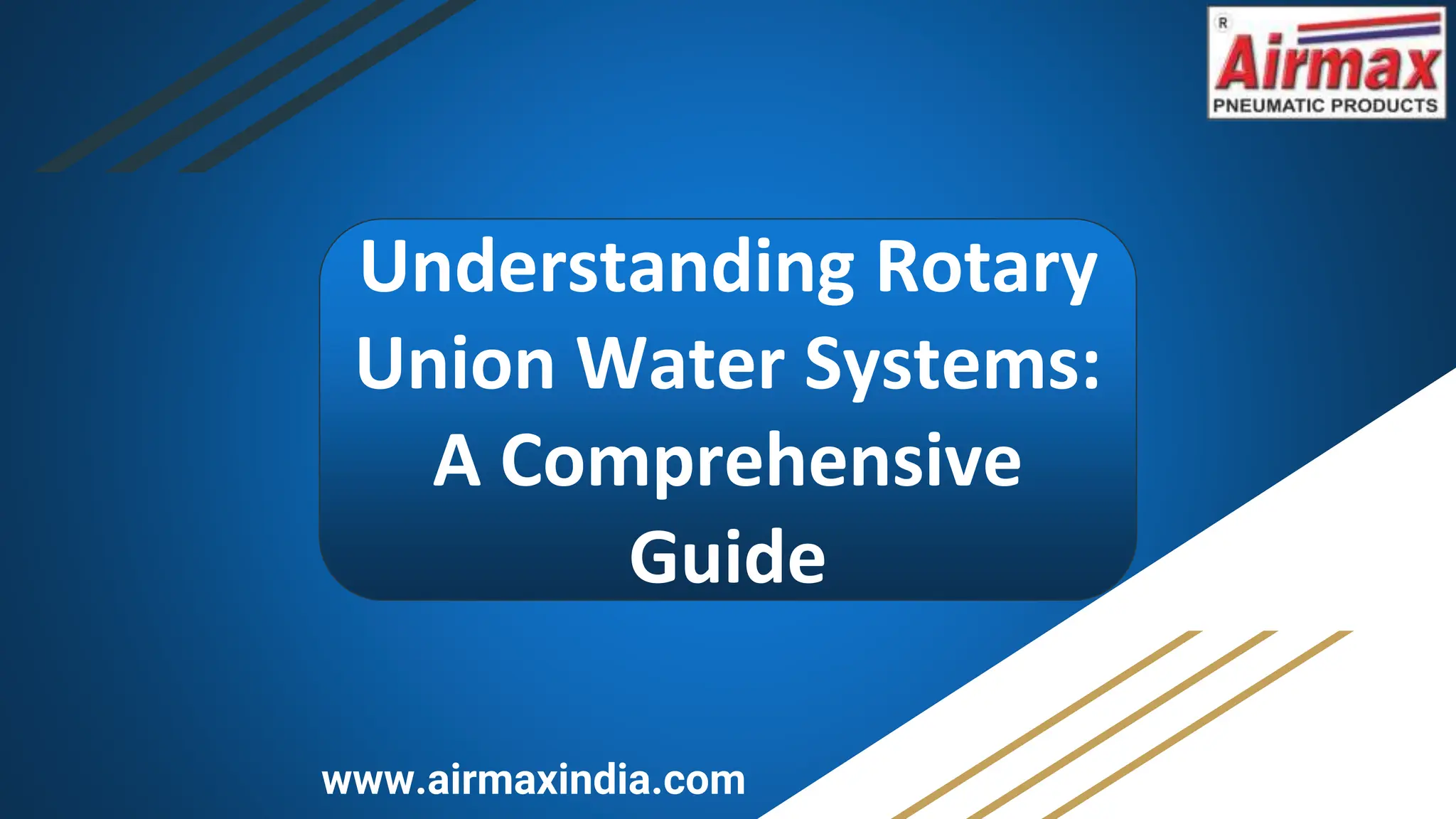 Understanding Rotary Union Water Systems: A Comprehensive Guide | PPTX