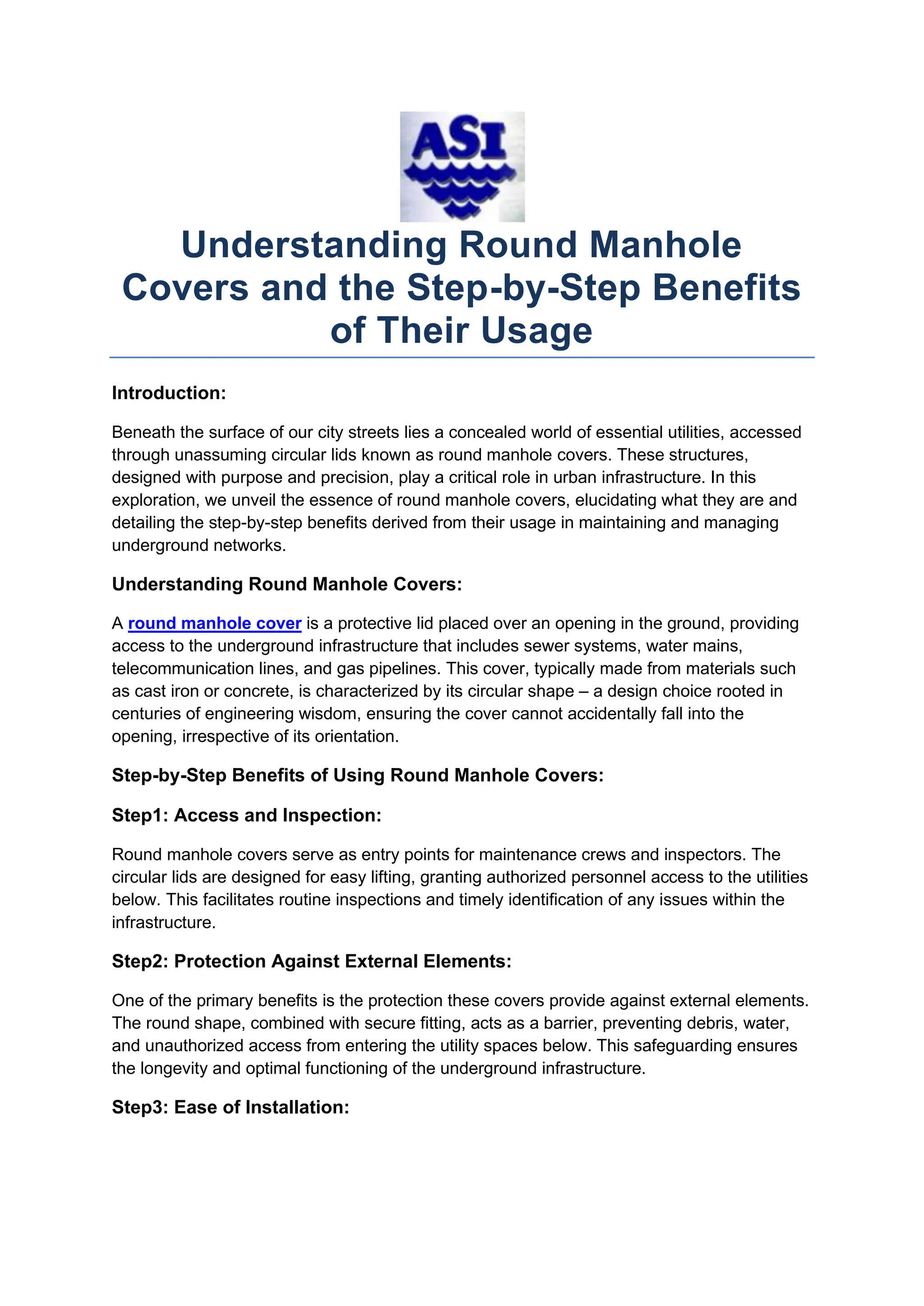 Understanding Round Manhole Covers and the Step.pdf
